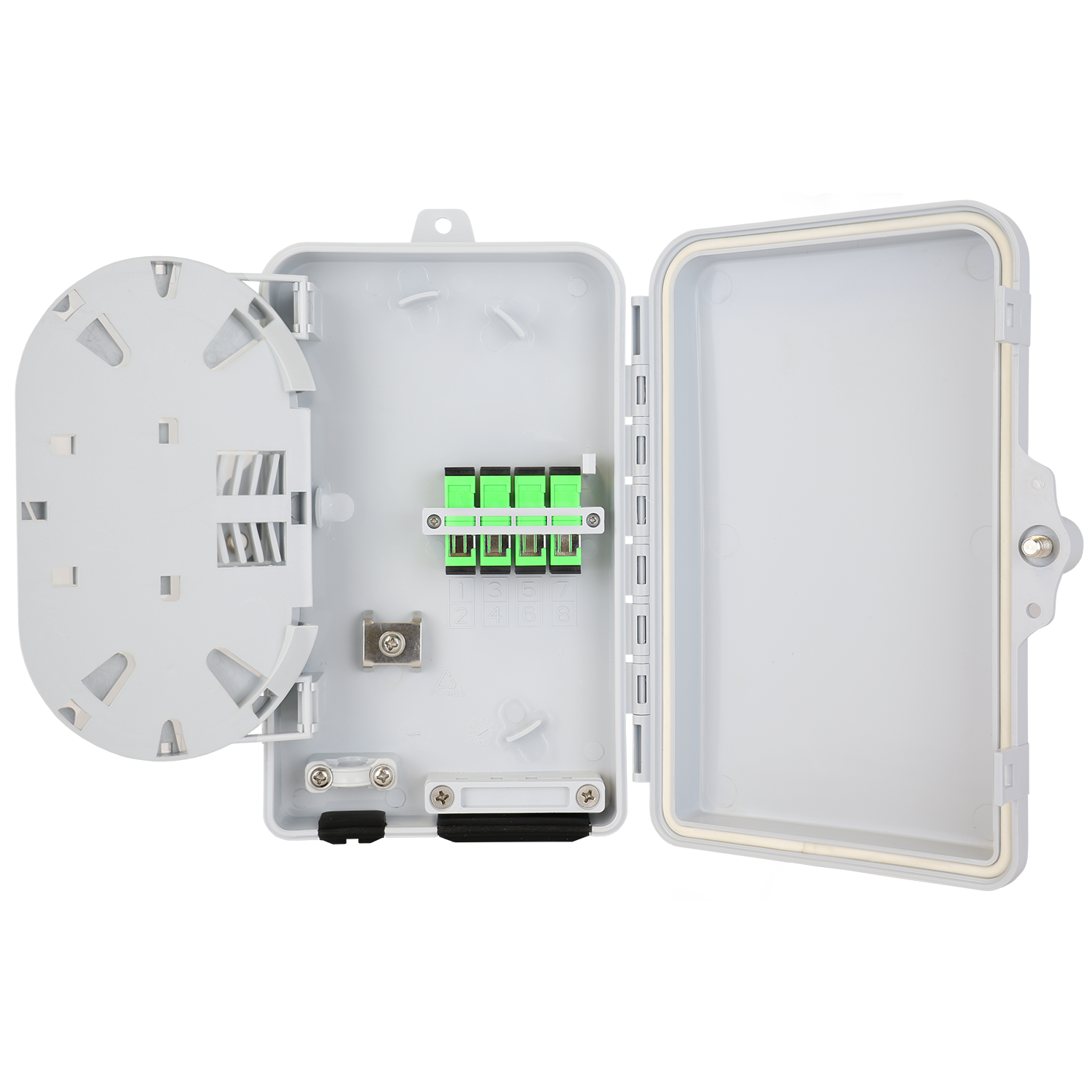 SlimBox® 4-Fiber Indoor/Outdoor Enclosure